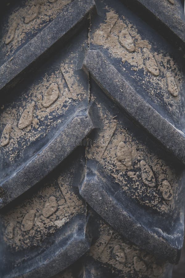 Old tractor tire stock image. Image of layer, tractor - 198966787