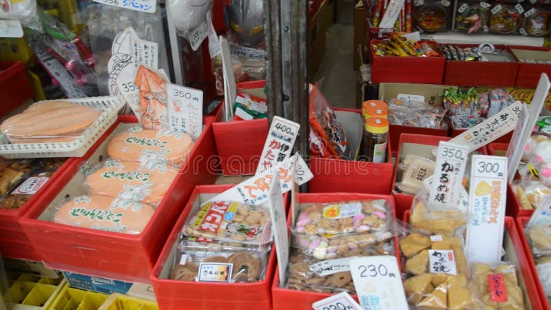 Old Traditional Candy Store at Kyoto Japan 2015 Stock Footage - Video ...