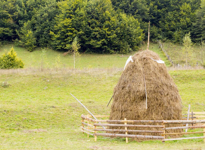 Old Traditional Haystack stock photo. Image of romania - 51601072