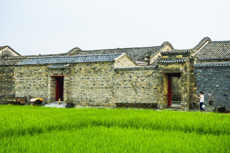 The Old Traditional House of China Stock Photo - Image of food, cute ...