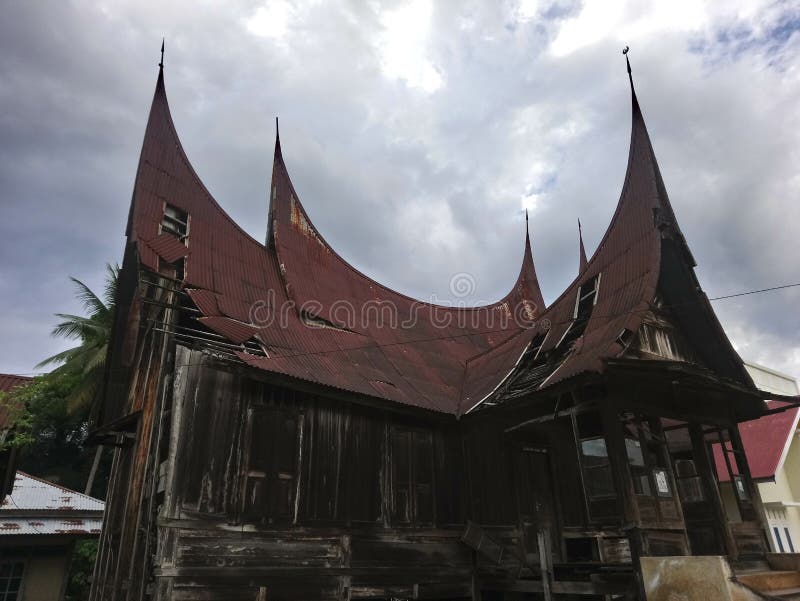 An Old Traditional House that almost Collapsed Stock Photo - Image of ...