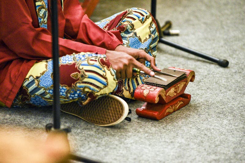 An Old Traditional Music Instrument of Betawi Stock Image - Image of ...