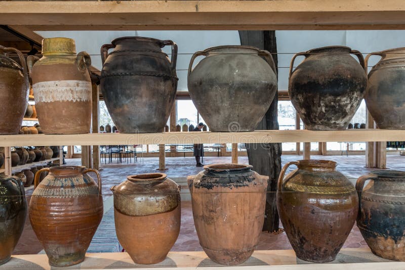 Old Traditional Pottery Closeup Stock Image - Image of pottery ...