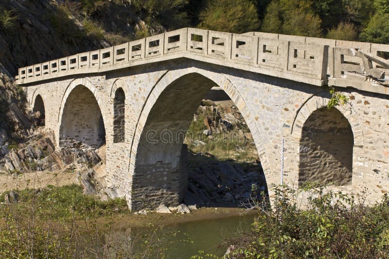 Old stone bridge in Greece stock photo. Image of hellas - 26880700