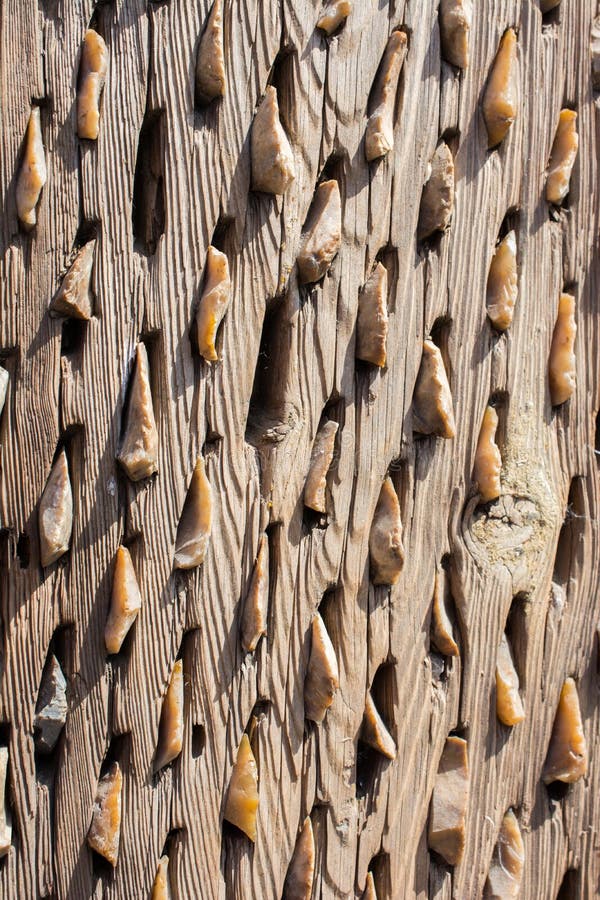 An Old Traditional Threshing Sled on Display Stock Photo - Image of ...