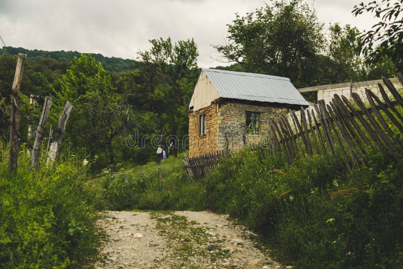 Old Traditional Village In Central Romania, Rural Concept Stock Image ...