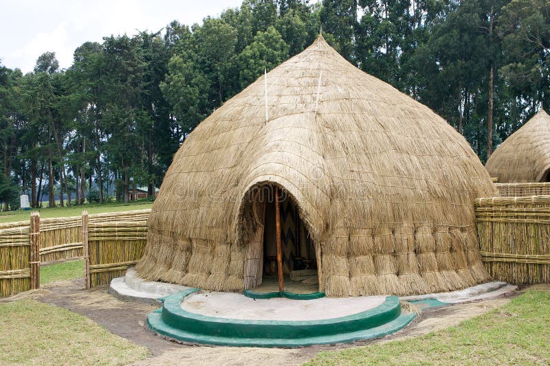 Old Traditional Village of the Rwanda Editorial Photo - Image of ...