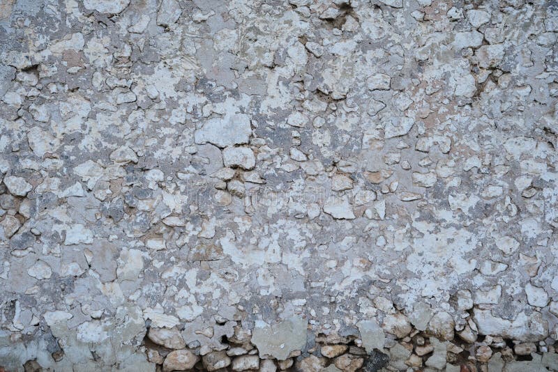 Old Traditional White Lime Wash Plaster Stone Wall Texture Stock Photo ...