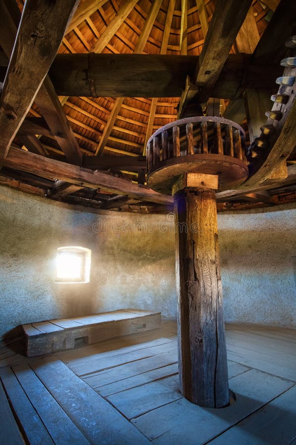 Old windmill interior stock photo. Image of public, historic - 337390