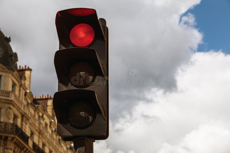 Old Traffic Lights in City Close-up Stock Photo - Image of motion ...