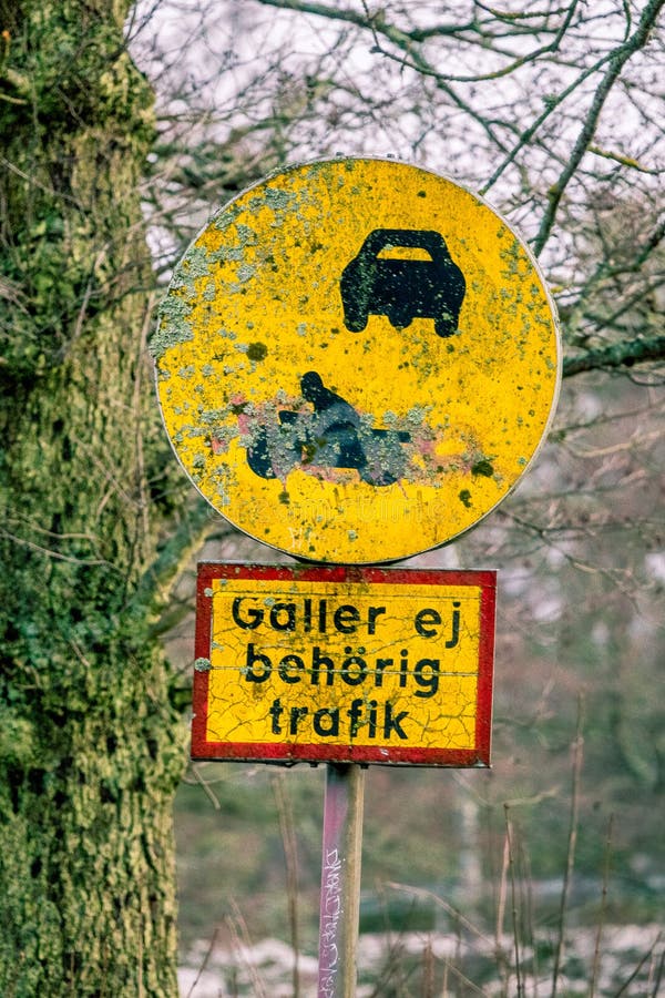 Old traffic sign editorial stock photo. Image of design - 84960213