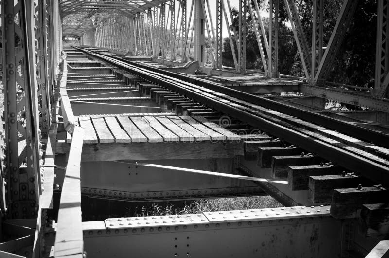 Old Train Bridge stock photo. Image of black, town, carriages - 37438520