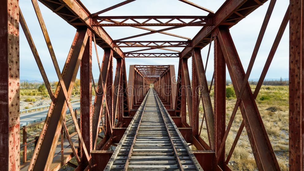Old Train Bridge with Rivets Stock Image - Image of rivet, road: 282329991