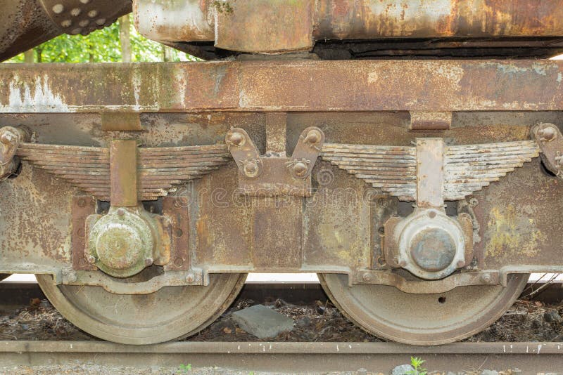 Old rusty train cars stock photo. Image of metro, fire - 4604252