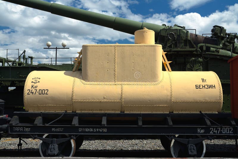 Old Train Fuel Wagon in the Train Station Stock Photo - Image of ...