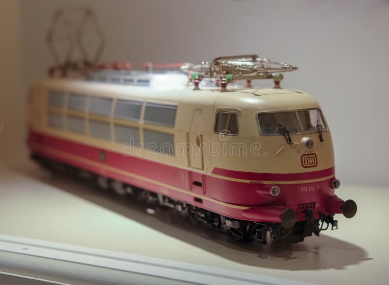 Old Train Model Inside the Train Museum Editorial Stock Photo - Image ...