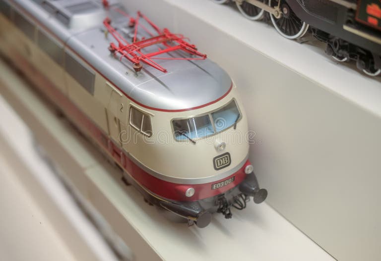Old Train Model Inside the Train Museum Editorial Photography - Image ...
