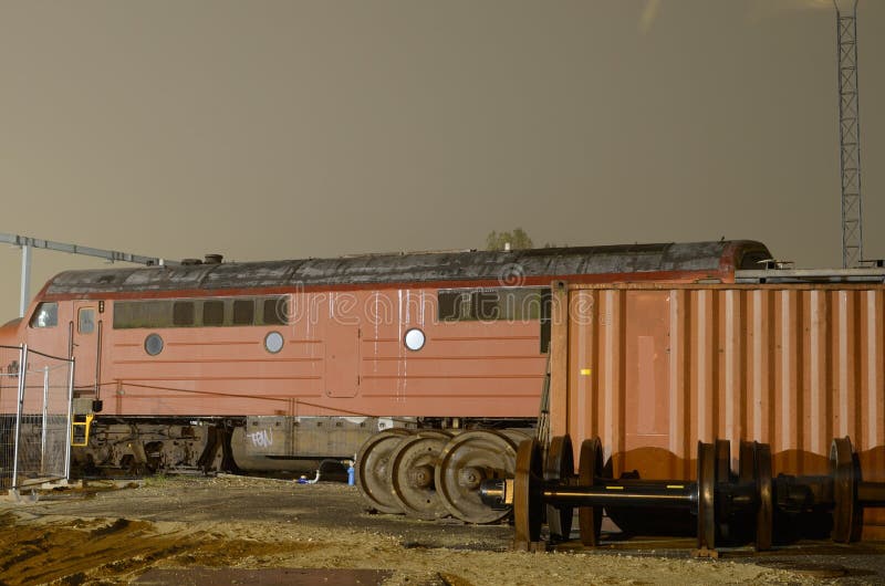 Old Train in Koege Station Denmark Stock Photo - Image of locomotive ...