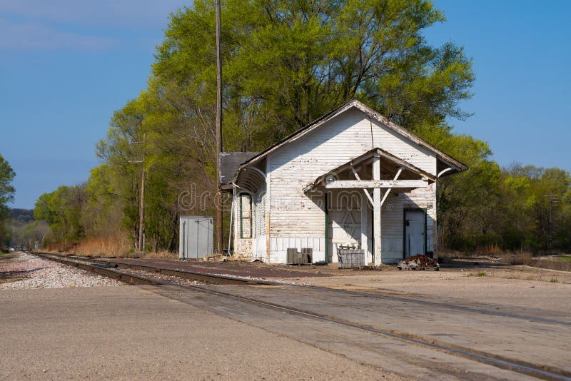 Old train station stock image. Image of travel, america - 216881609