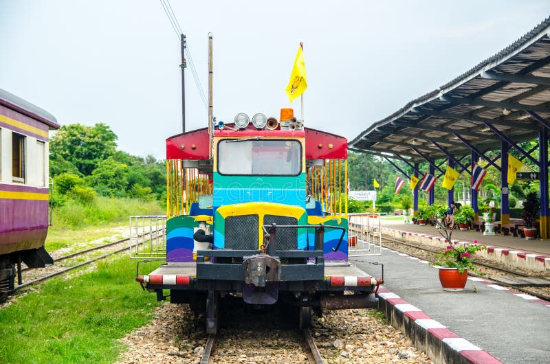 Old train stop stock image. Image of platform, tour, transportation ...