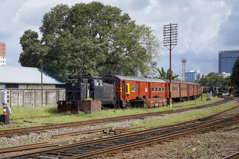 Old Train Under Used. Stream Railway Stock Photo - Image of travel ...
