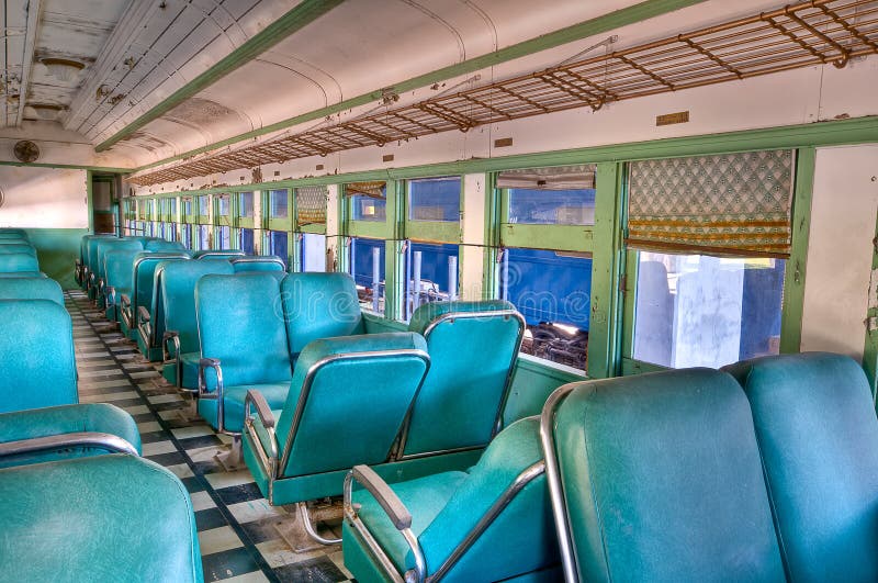 Vintage Train Compartment. stock image. Image of retro - 23257783