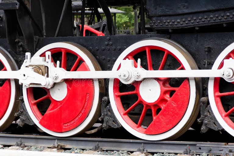 Old train wheel stock photo. Image of frame, spoke, freight - 45343136