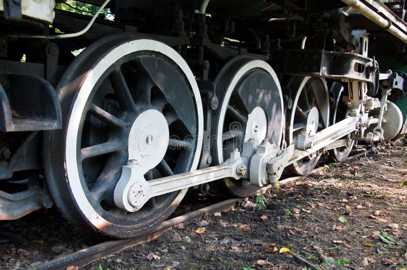 Old train wheels stock photo. Image of museum, antique - 35179674