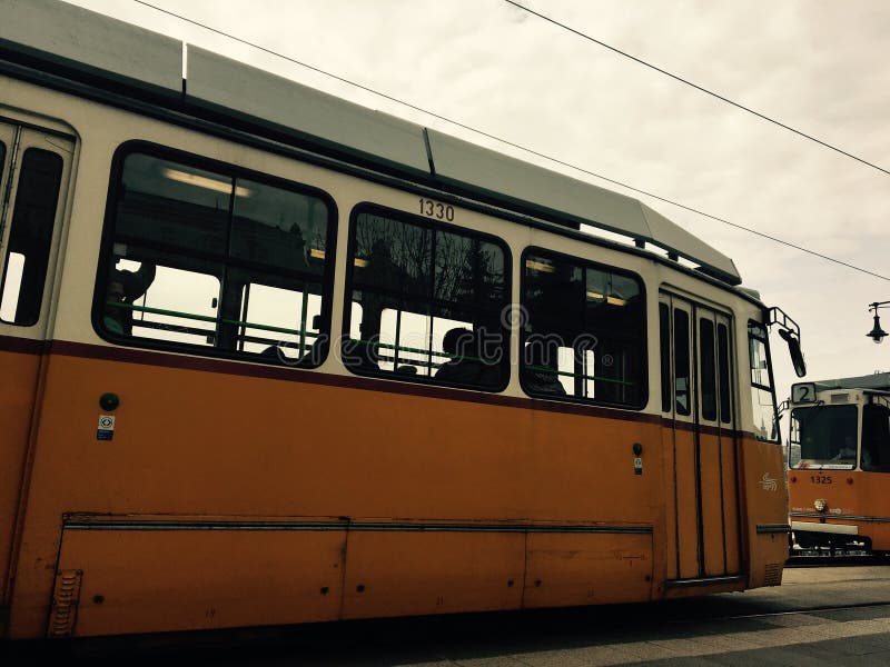 Old tram editorial stock photo. Image of tram, transport - 90631403