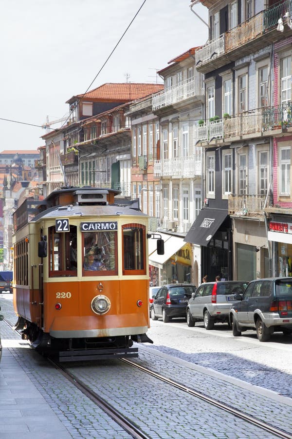 Old Tram In Porto Editorial Photography - Image: 27627742