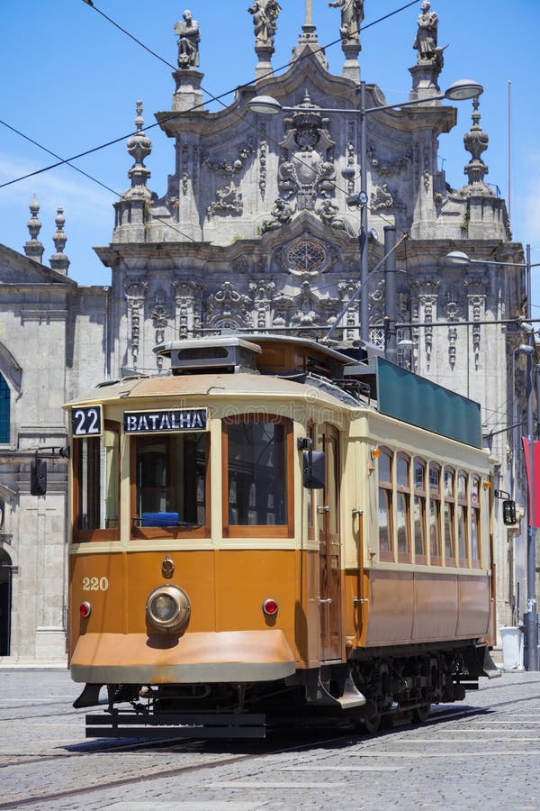 Tramway in Porto stock photo. Image of portugal, historical - 15311546