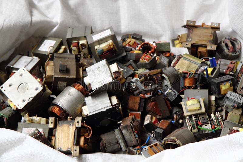 Old transformer garbage stock photo. Image of transmission - 67289122