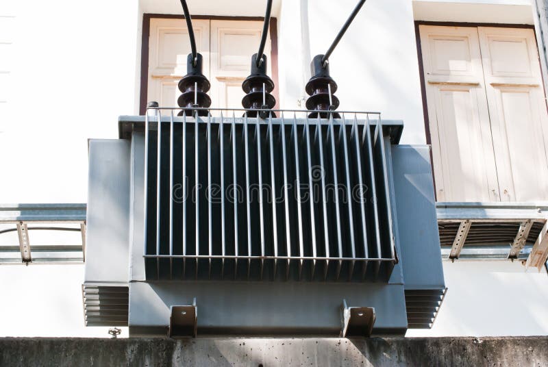 Old transformers stock image. Image of cable, pole, line - 35144945