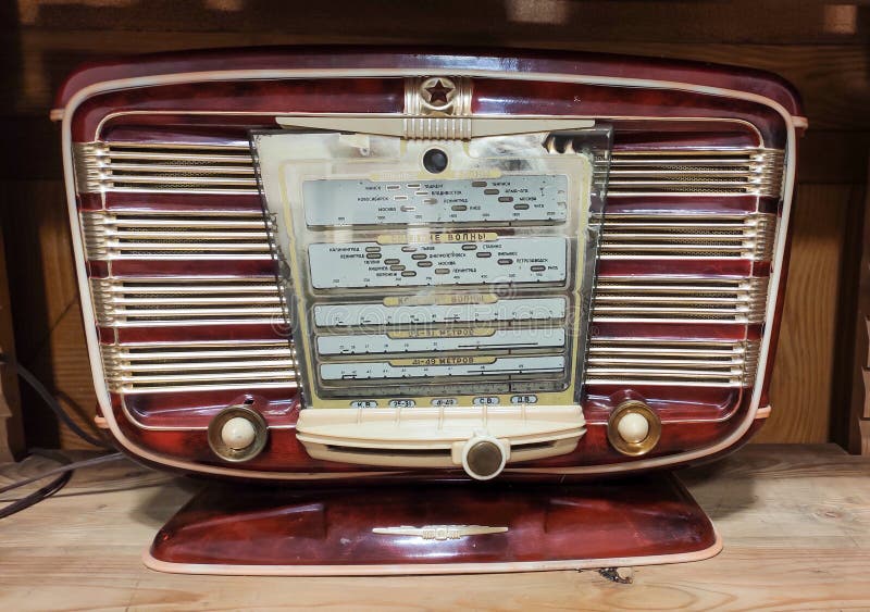 Old Transistor Radios Vintage Compact Transistor Receiver Stock Image ...