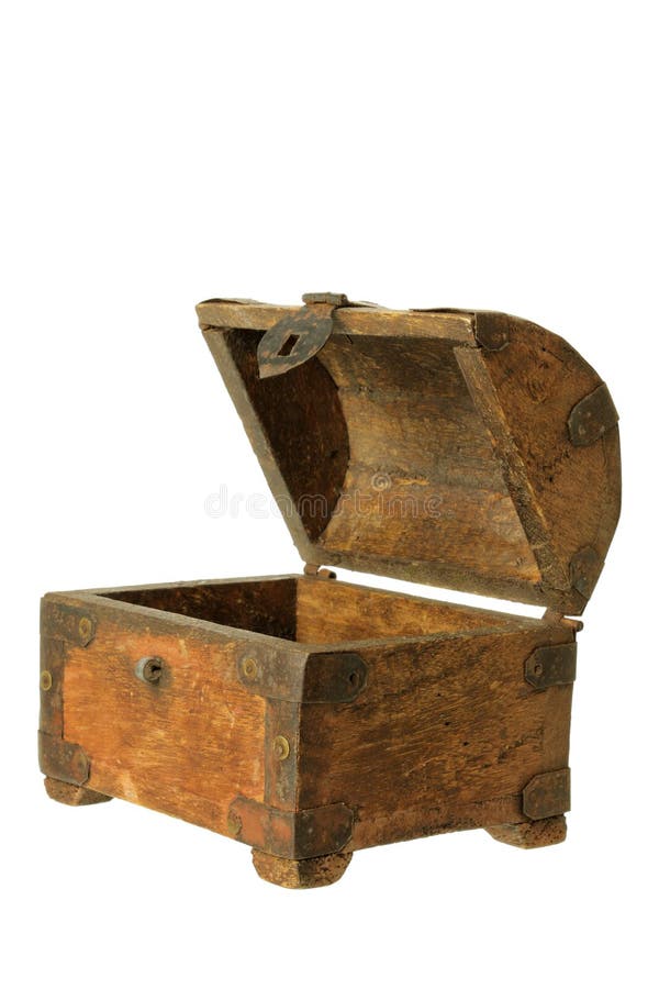 Old Treasure Box stock photo. Image of rusty, studio - 25807466