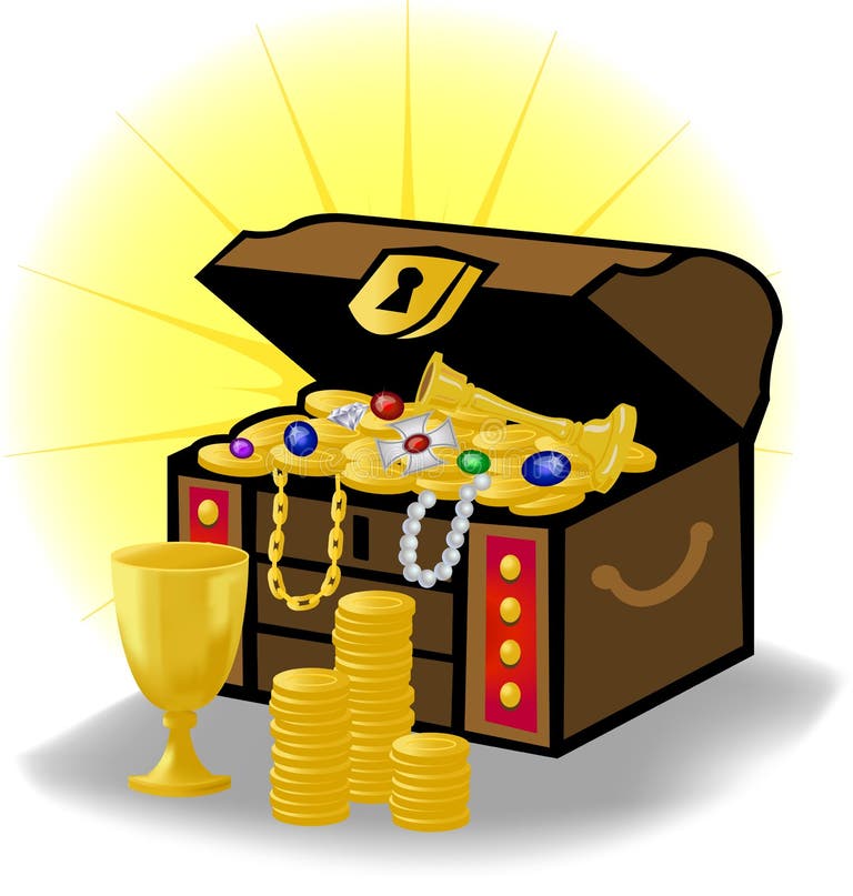 Treasure Chest Drawing Stock Illustrations – 6,400 Treasure Chest ...