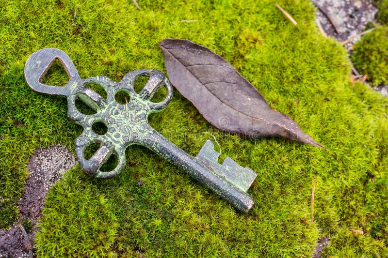 Treasure Key Lost on Rock at the Beach Stock Photo - Image of rock ...