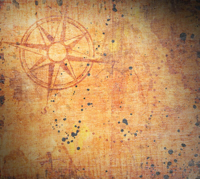 Old treasure map stock illustration. Illustration of search - 45107838