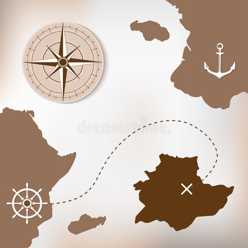 Treasure Map Islands Stock Illustrations – 375 Treasure Map Islands ...