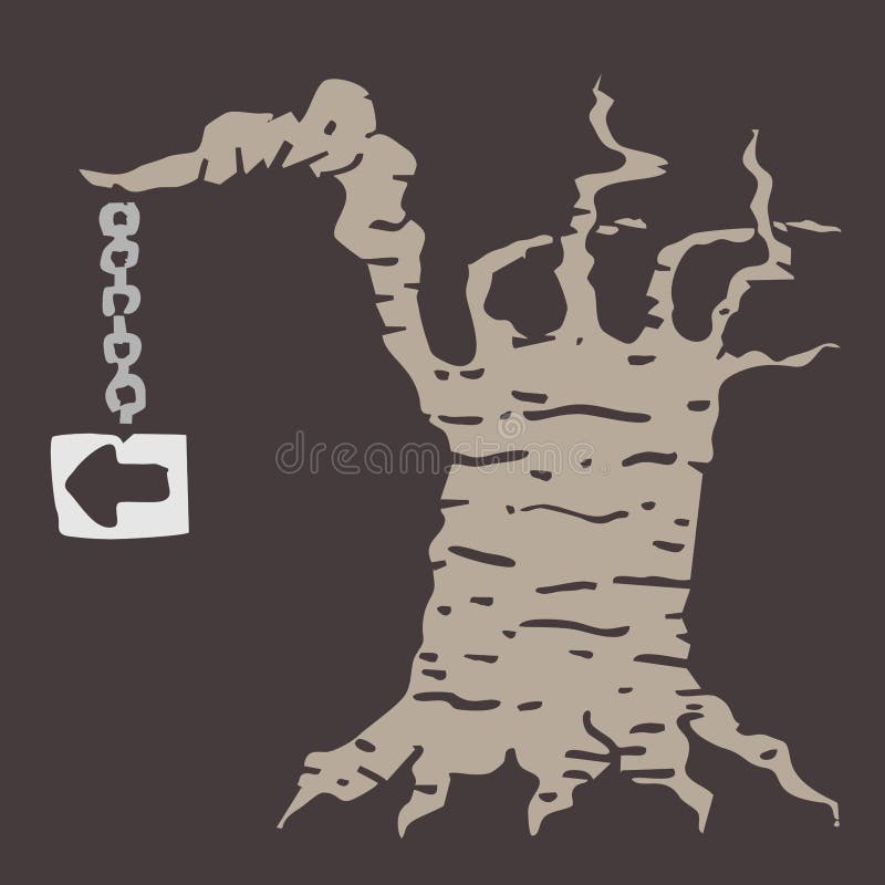 Old tree symbol stock vector. Illustration of decorative - 25907097