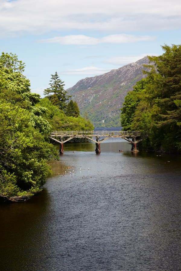 Old Trestle Style Wooden Bridge Stock Image - Image of fort, ness: 33459731