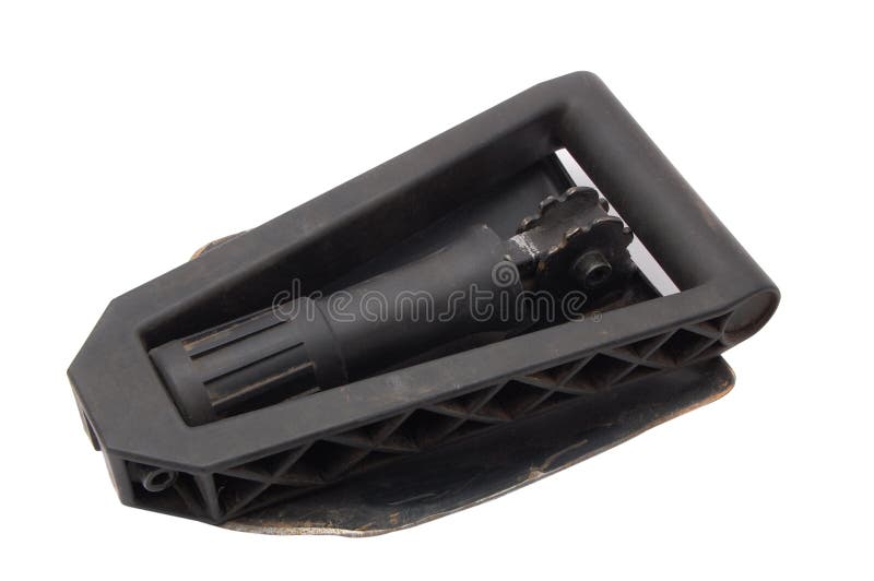 Old tri-fold army shovel stock photo. Image of rust, black - 7122762