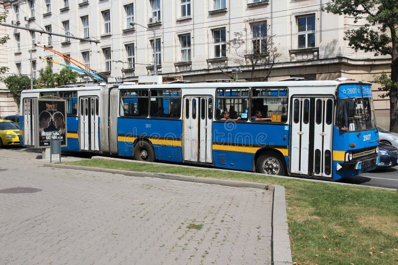 Old trolley bus editorial stock photo. Image of vintage - 41243638