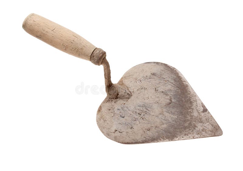 Old trowel stock image. Image of instrument, development - 19484255