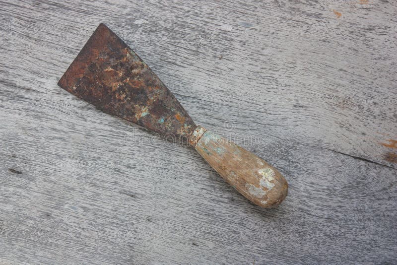 Old trowel. stock photo. Image of grunge, floor, structure - 61388820