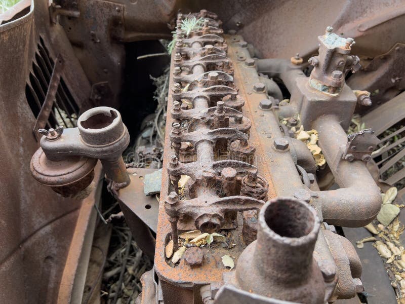 Old Truck Engine stock image. Image of engine, metal - 323331807