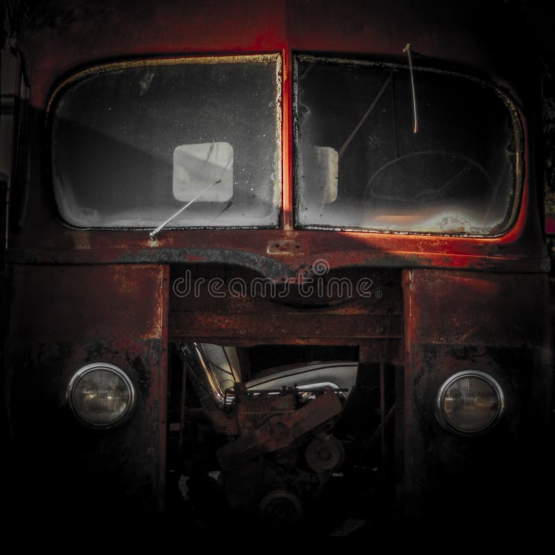 Old truck stock image. Image of chrome, engine, junked - 47878215