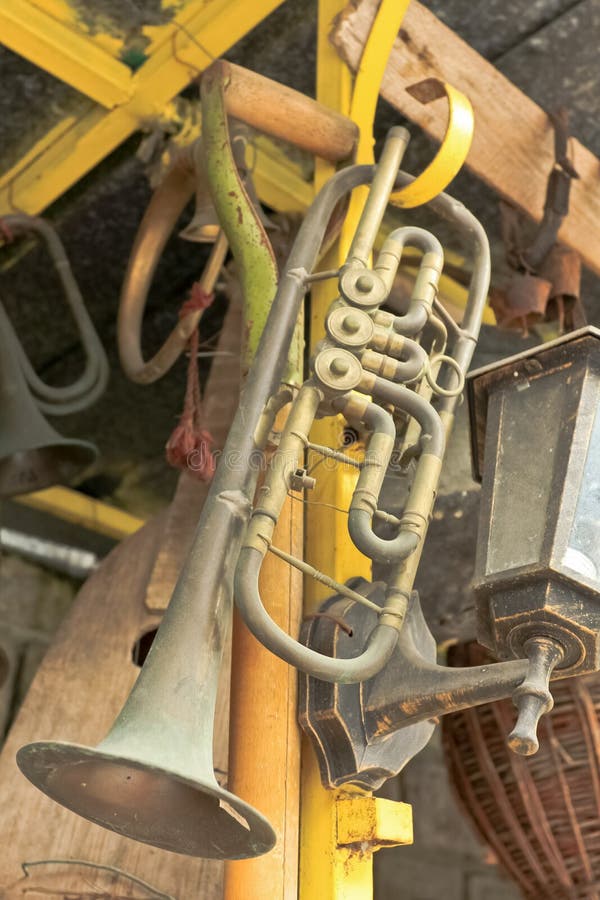 Old Trumpet stock photo. Image of jazz, gold, instrument - 21584704