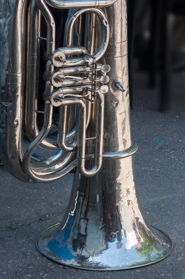 Old trumpet stock image. Image of fanfare, instrument - 25522131