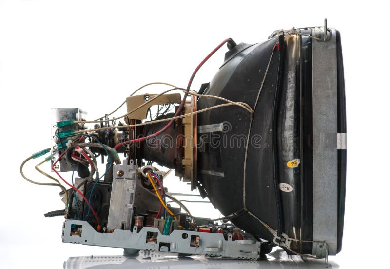 Old monitor inside stock image. Image of white, interior - 21708723